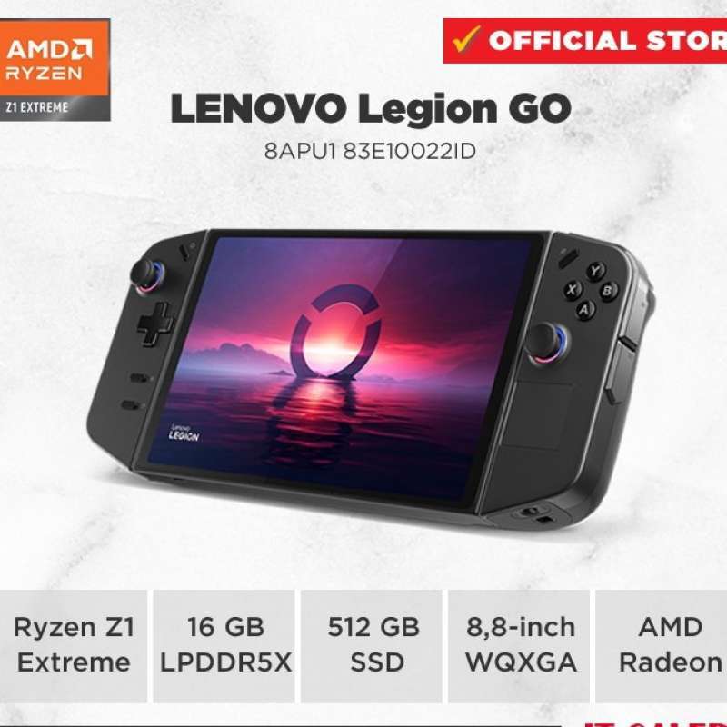 Jual Lenovo Legion Go Amd Z1 Extreme 16gb 512ssd W11 8.8 Wqxga Ips 97 ...