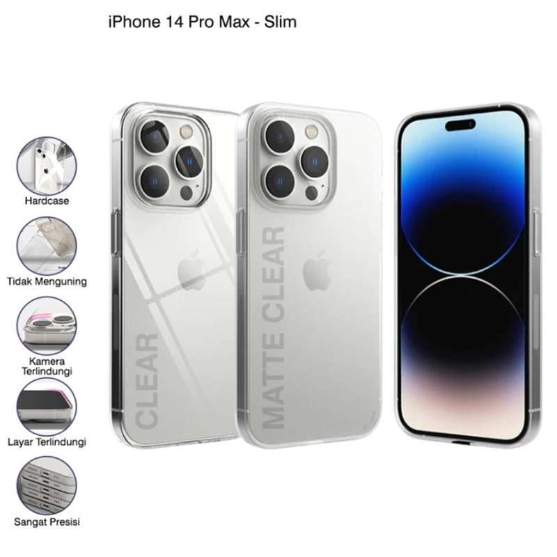 Promo Ringke iPhone 14 Pro Max Slim Casing Hardcase Tahan Banting Tipis ...
