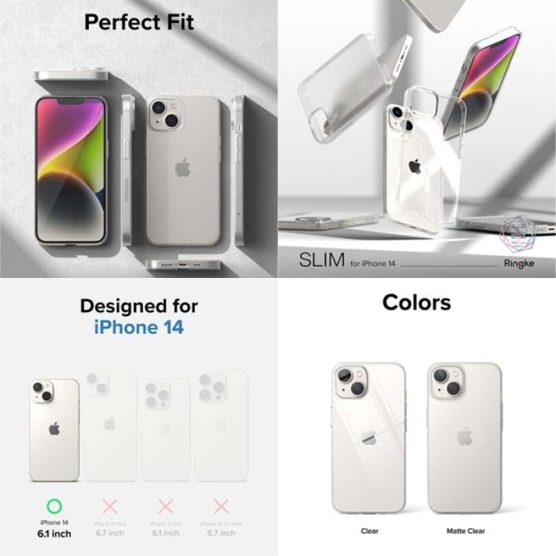 Promo Ringke iPhone 14 Pro Max Slim Casing Hardcase Tahan Banting Tipis ...