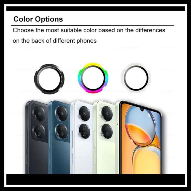 Jual REDMI 13C NFC RING CAMERA TEMPERED GLASS KAMERA LENSA SCREEN HP ...