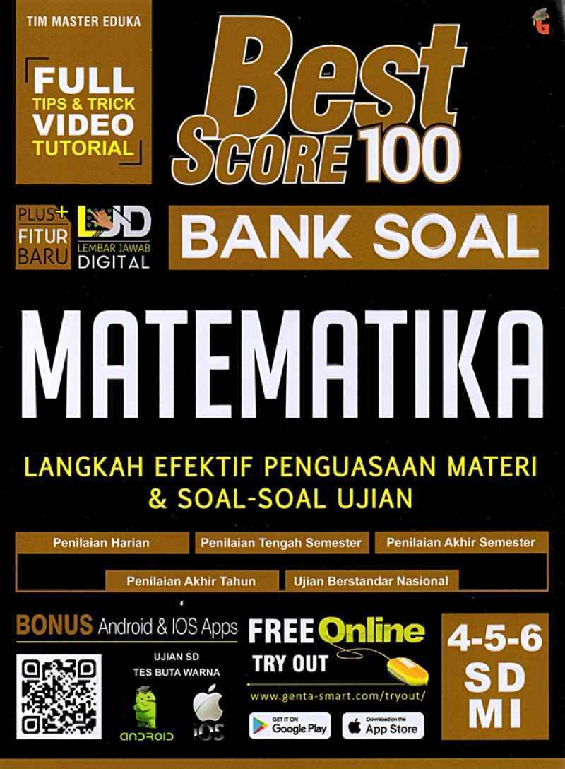 Jual Best Score 100 Bank Soal Matematika Sd/Mi Kls 4.5.6. di Seller Gramedia Official Store ...