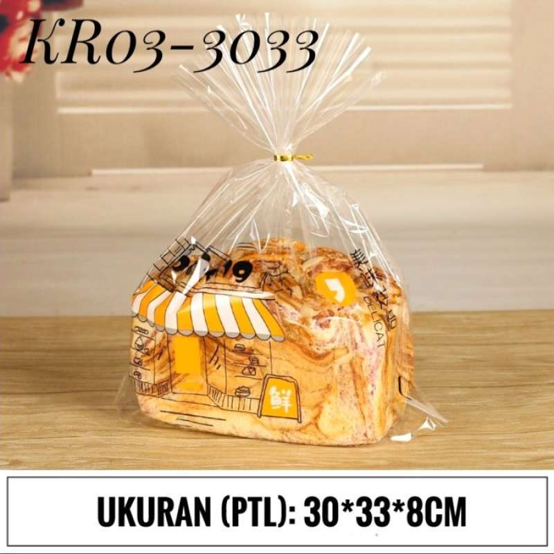 Promo Plastik Roti Tawar Kr03-3033 Kemasan Plastik Roti Tawar Packaging ...