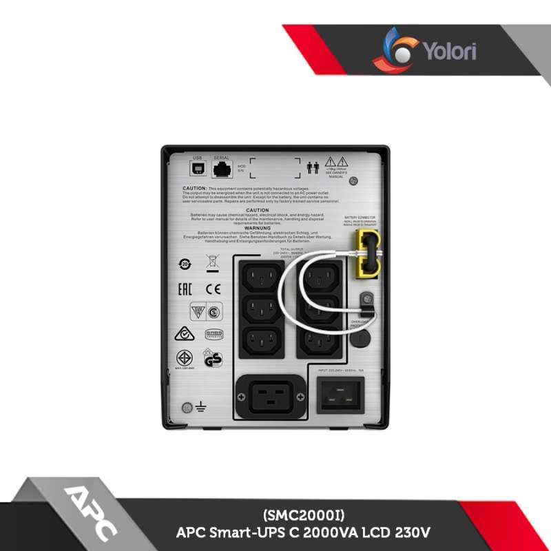 Jual APC Smart-UPS C Line Interactive 2000VA Tower 230V 6x IEC SMC2000I di Seller Yolori ...