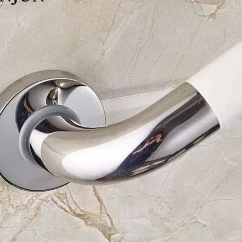 Promo New Grab Bar Putih Stainless 60 Cm Pegangan Kamar Mandi Toilet ...