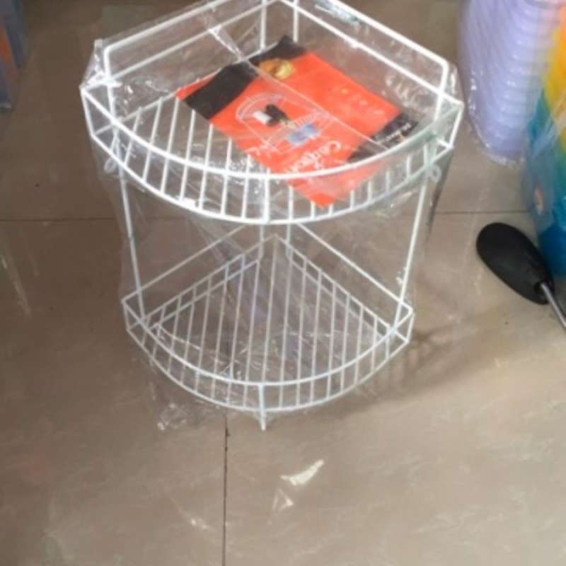 Jual Rak Sudut Susun 2 DELIMASTAR Rak sudut/serbaguna dengan bahan besi ...