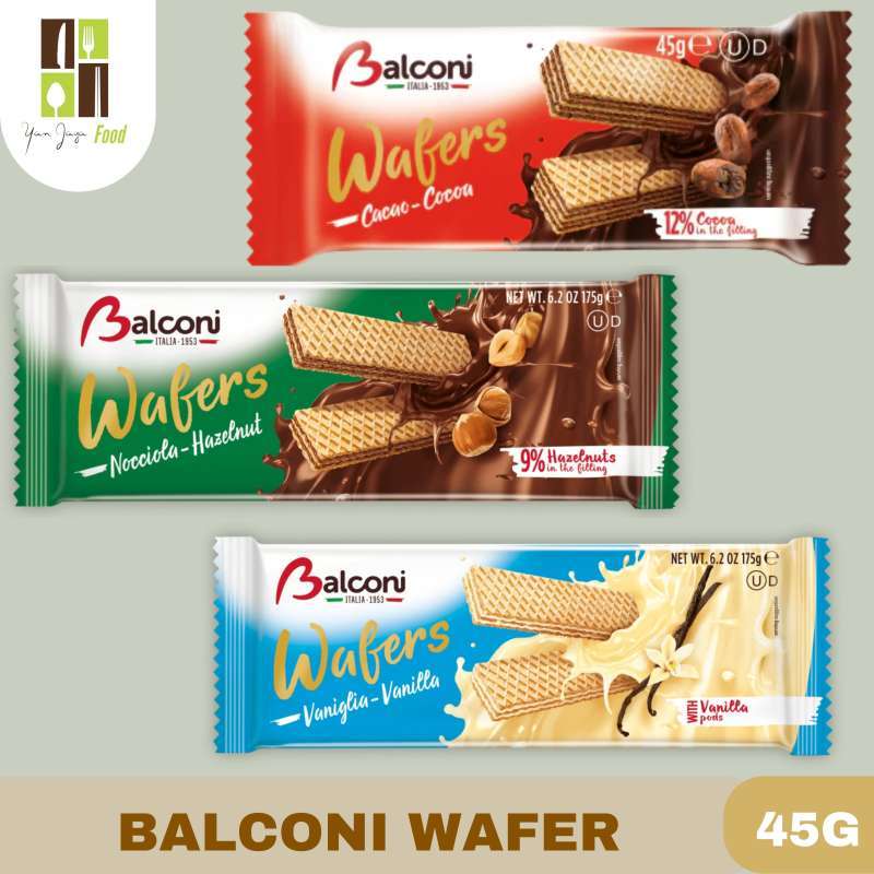 Jual Balconi Display Wafer / Snack Import Italian Chocolate / Hazelnut ...
