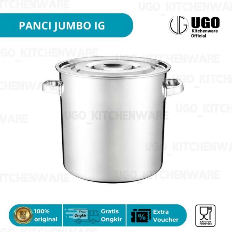 Promo SALE UGO PANCI MASAK BESAR JUMBO BIG STAINLESS BAKSO BASO MIE ...