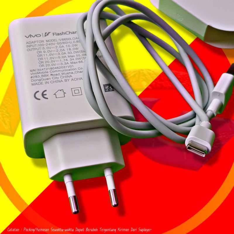 Jual Charger VIVO Flash Charging 66W V27, V27e, V25, V25 Pro, V25 5G ...