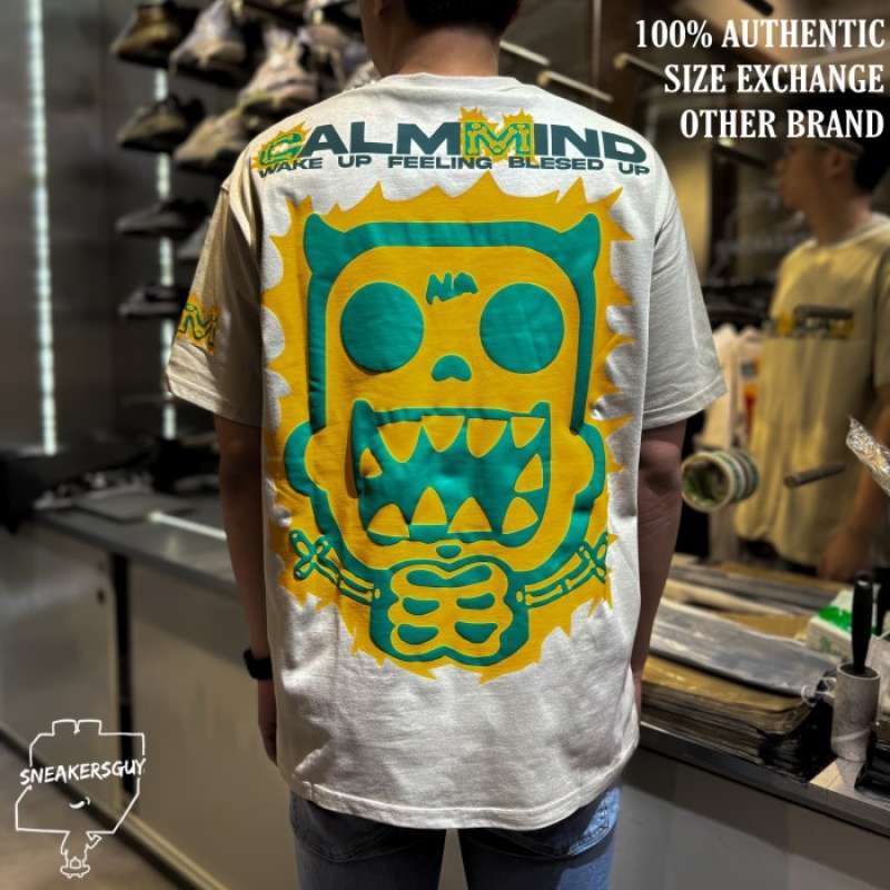 Jual CALMMIND Electric Shock Monster Hazel Wood Tee Original Calm Mind ...