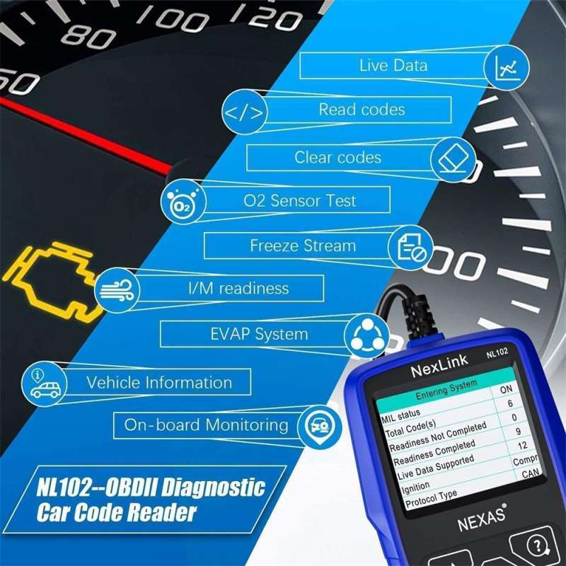 Promo NL102 OBD2 Scanner 2in1 24v Heavy Duty Trucks For /Volvo /Hino ...