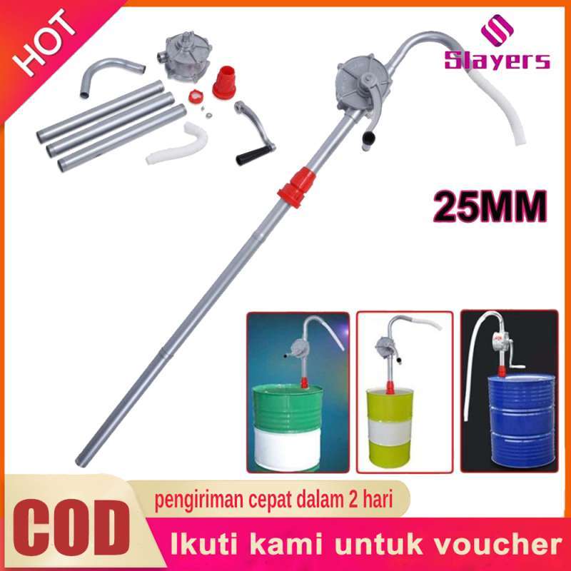 Promo 25mm POMPA MANUAL Tangan Oli Minyak Rotary Hand Oil Pump Oriental ...