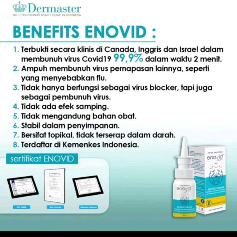 Jual Enovid Nasal Spray Di Seller Arsyshop - Bintara, Kota Bekasi | Blibli