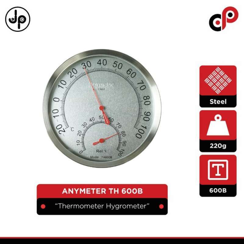 Promo ANYMETRE TH 600B THERMOMETER HYGROMETER -TOKOSEPULUH10 Diskon 50% ...