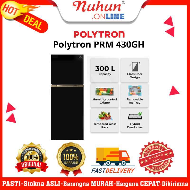 Jual Kulkas Polytron PRM 430GH di Seller Nuhun.Online Official Store ...