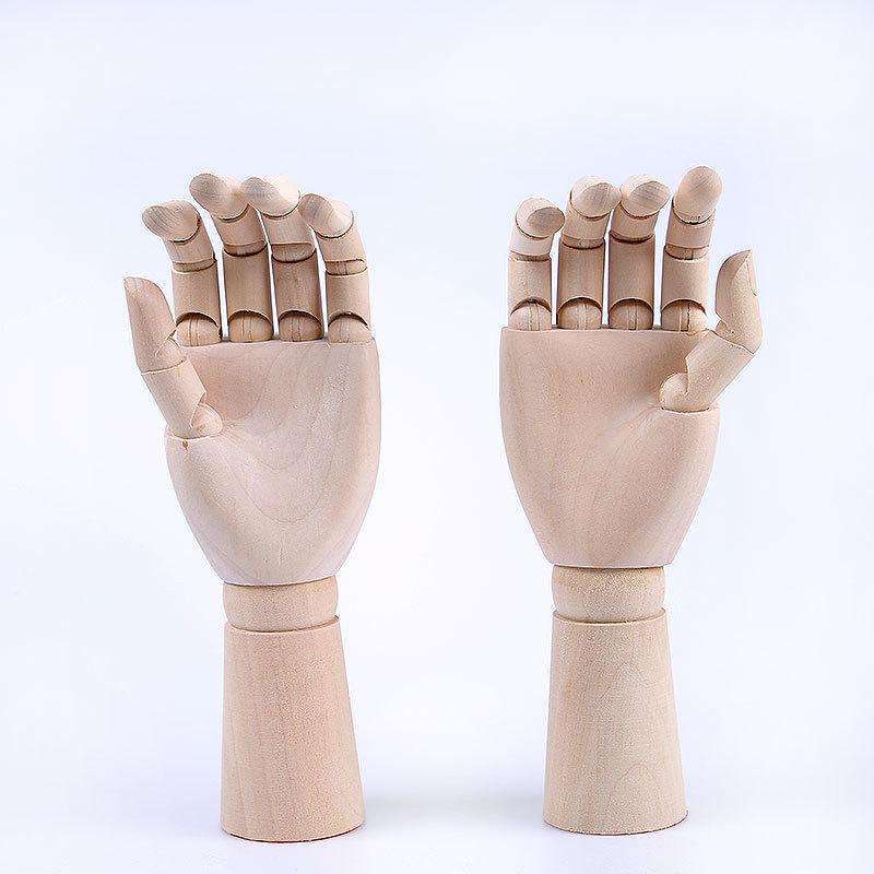 Promo Wooden Hand / Patung Jari Tangan / Manekin Tangan Kayu / Patung ...