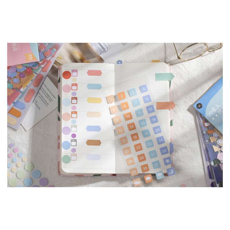 Jual Basic Xpress Colorful Label Stickers - Sticker Label - Sticker ...