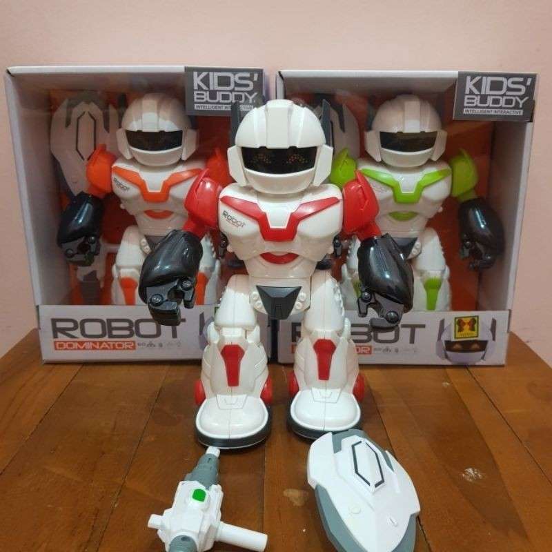 Promo Mainan Anak Robot Dominator Bisa Berjalan Dan Suara Diskon 21% di ...