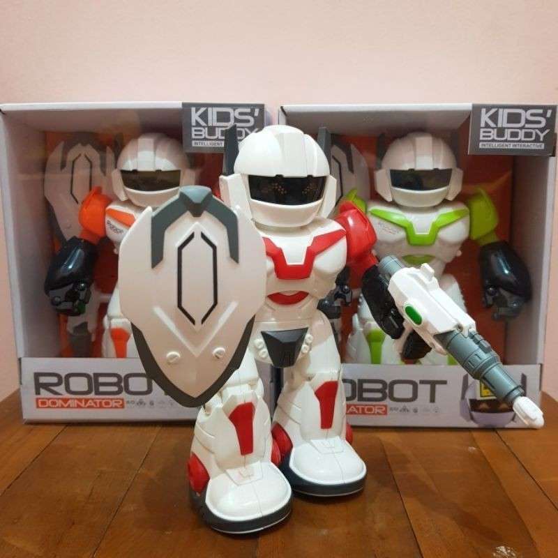 Promo Mainan Anak Robot Dominator Bisa Berjalan Dan Suara Diskon 21% di ...