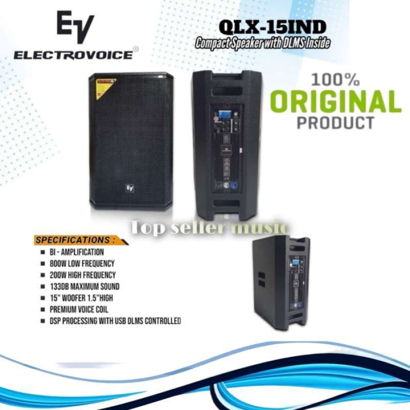Promo SPEAKER AKTIF 15 INCH EV ELECTROVOICE QLX 15IND 2 UNIT - XIONSTORE Diskon 50% di Seller ...