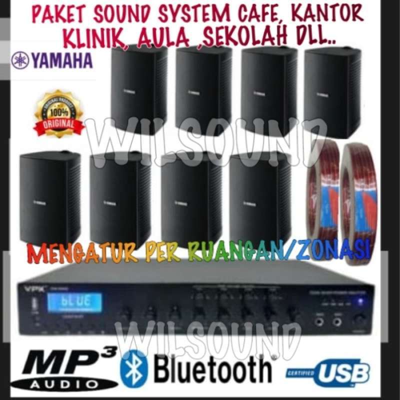 Promo PAKET SOUND SYSTEM CAFE RESTORAN KLINIK AULA YAMAHA VS6 8 SPEAKER ...