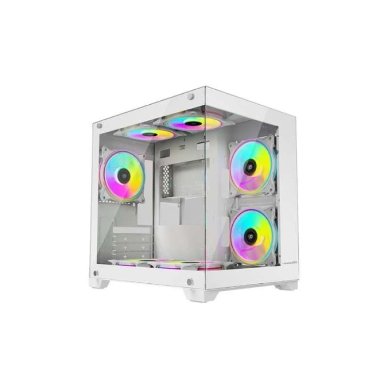 Jual Casing Venomrx Daemon Continental S5 - Matx Gaming Case - White Di ...