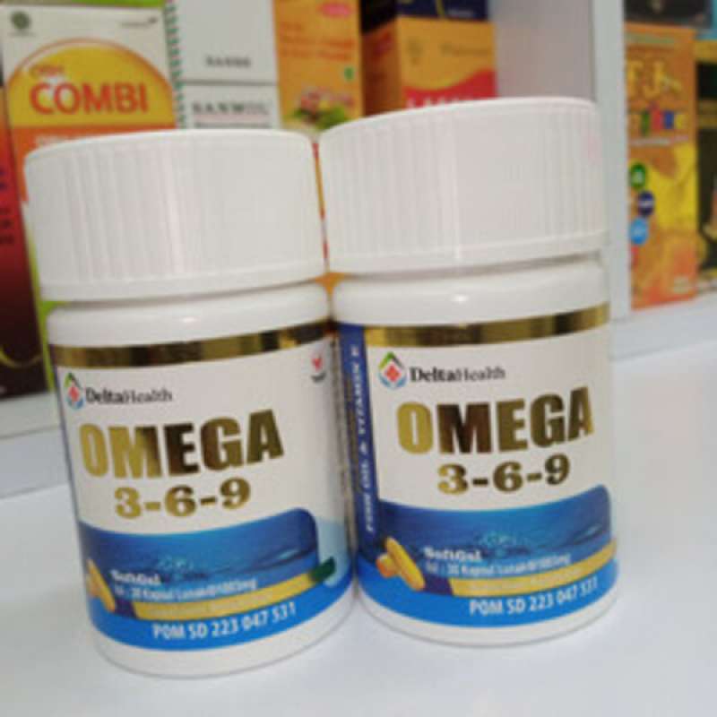 Promo Deltahealth Omega 3-6-9 Fish Oil & Vitamin E (30 Softgel @1003mg ...