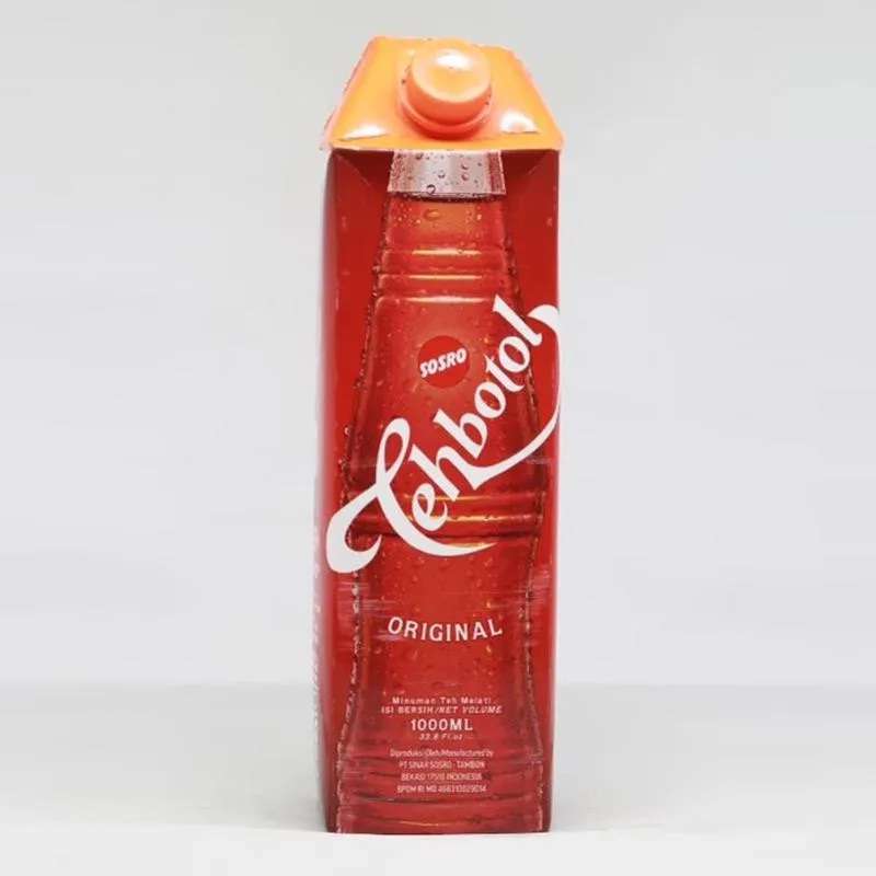 Promo TEHBOTOL SOSRO KOTAK 1L TEH BOTOL 1 LITER TETRAPACK Diskon 8% di ...