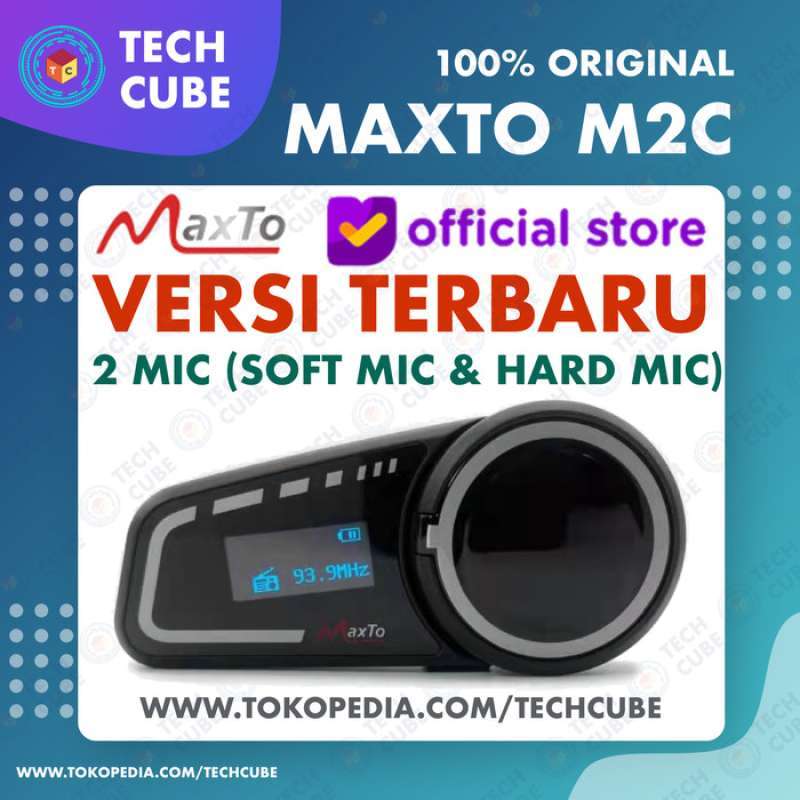 Promo Maxto M2C Bluetooth Radio Intercom Helm 6 Rider Alt M2 EJEAS Q7 ...