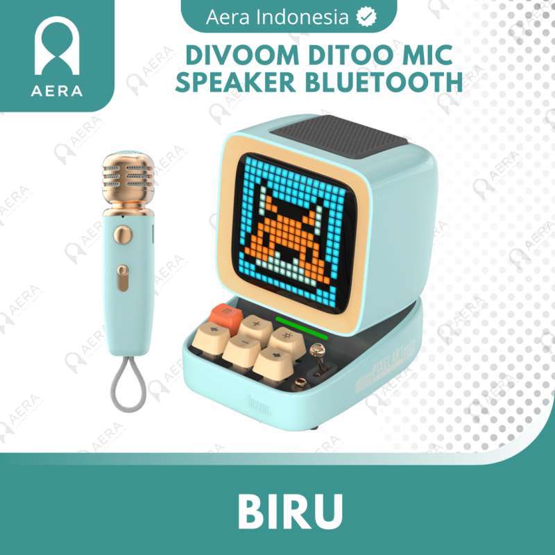 Jual Divoom Ditoo Plus Microphone | Speaker Divoom Ditoo Karaoke ...