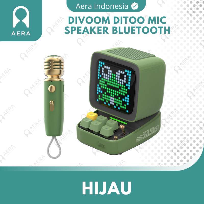 Jual Divoom Ditoo Plus Microphone | Speaker Divoom Ditoo Karaoke ...