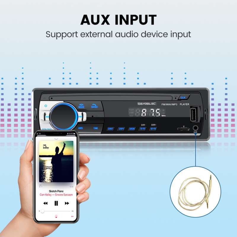 Promo stok siap1 DIN head unit tape mobil jsd-520 Single DIN Blueto ...