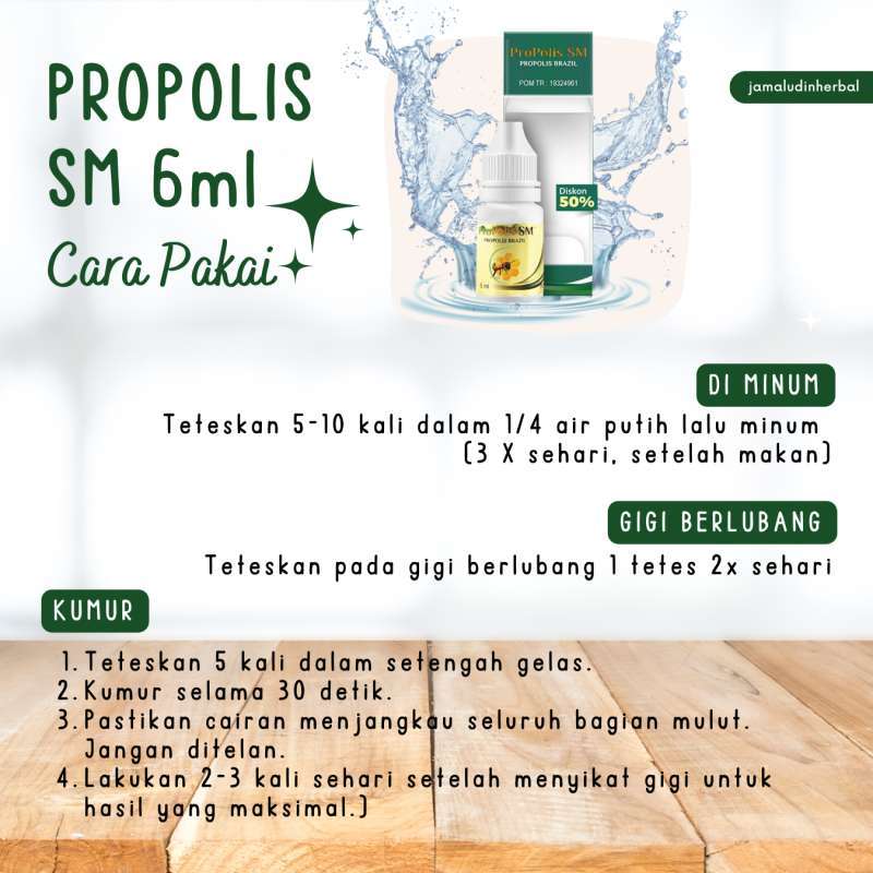 Jual Obat Tetes Sakit Gigi dan Gusi dan Sariawan Propolis SM ASLI di ...