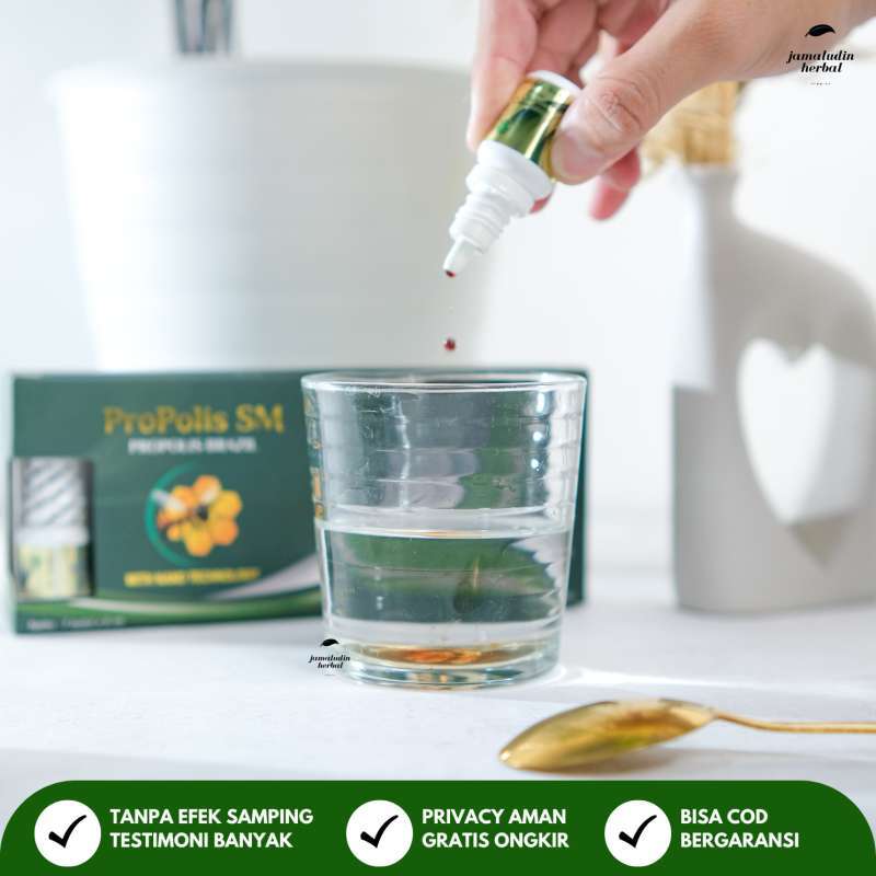 Jual Obat Tetes Sakit Gigi dan Gusi dan Sariawan Propolis SM ASLI di ...