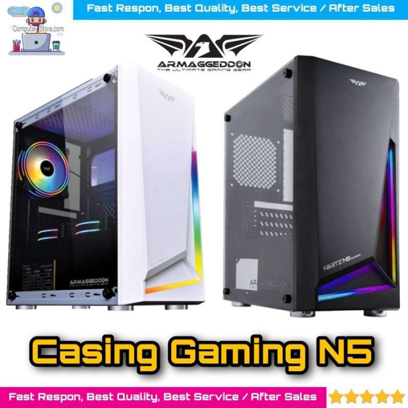 Promo Casing Gaming PC Armageddon Nimitz N5 Aurora Micro ATX M-Atx ...
