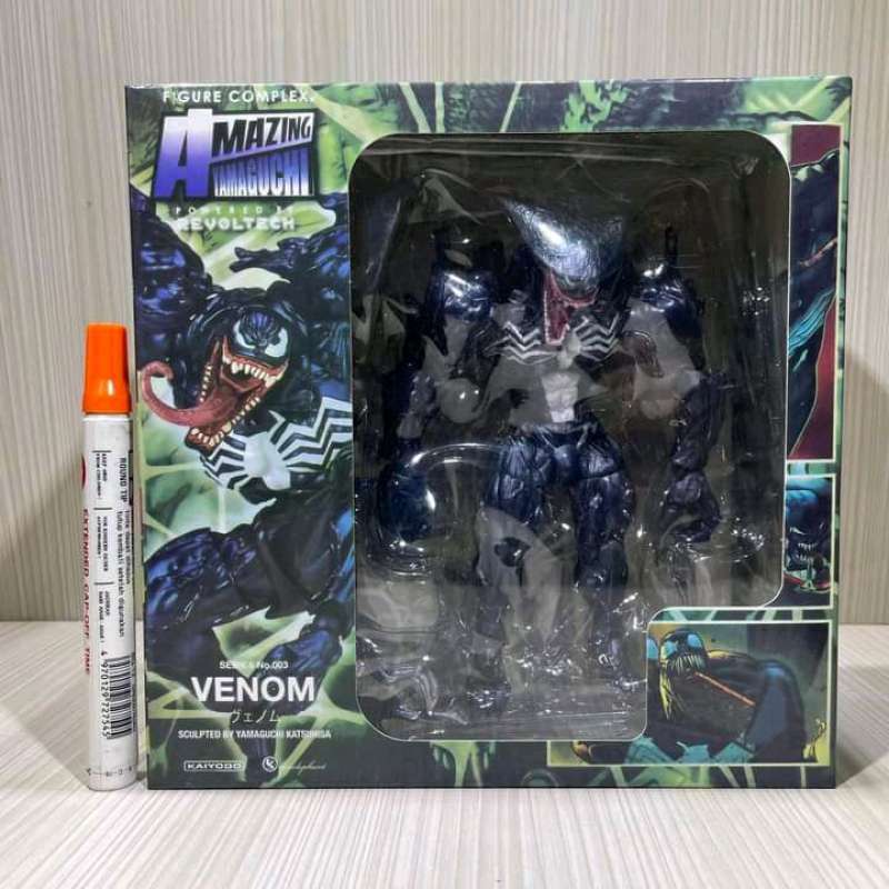 Jual Mainan action figure Venom Amazing Yamaguchi Artikulasi Revoltech ...