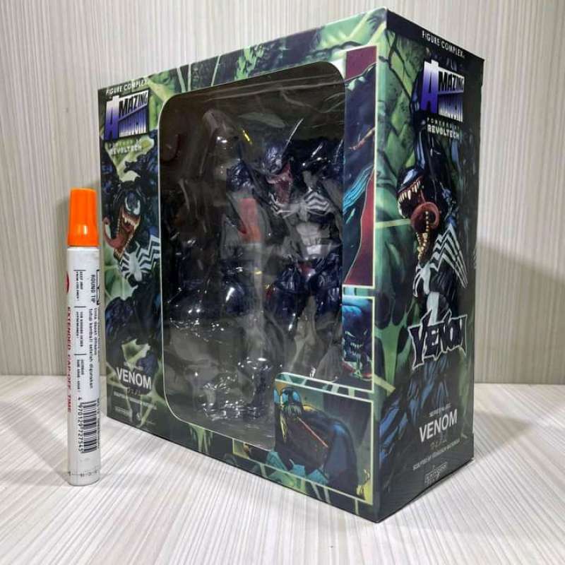 Jual Mainan action figure Venom Amazing Yamaguchi Artikulasi Revoltech ...