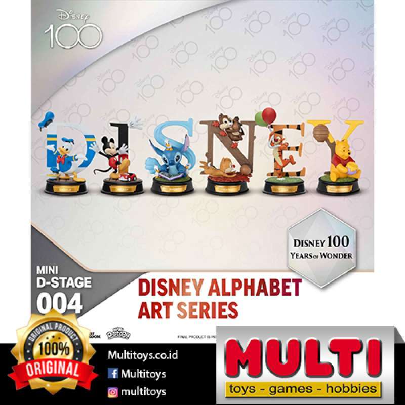 Jual BEAST KINGDOM MDS-004 DISNEY 100 YEAR ALPHABET RANDOM 24082 di ...