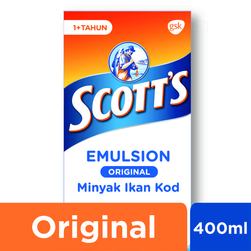 Promo Scott's Emulsion Original [400 Ml] Diskon 9% Di Seller Scott's ...