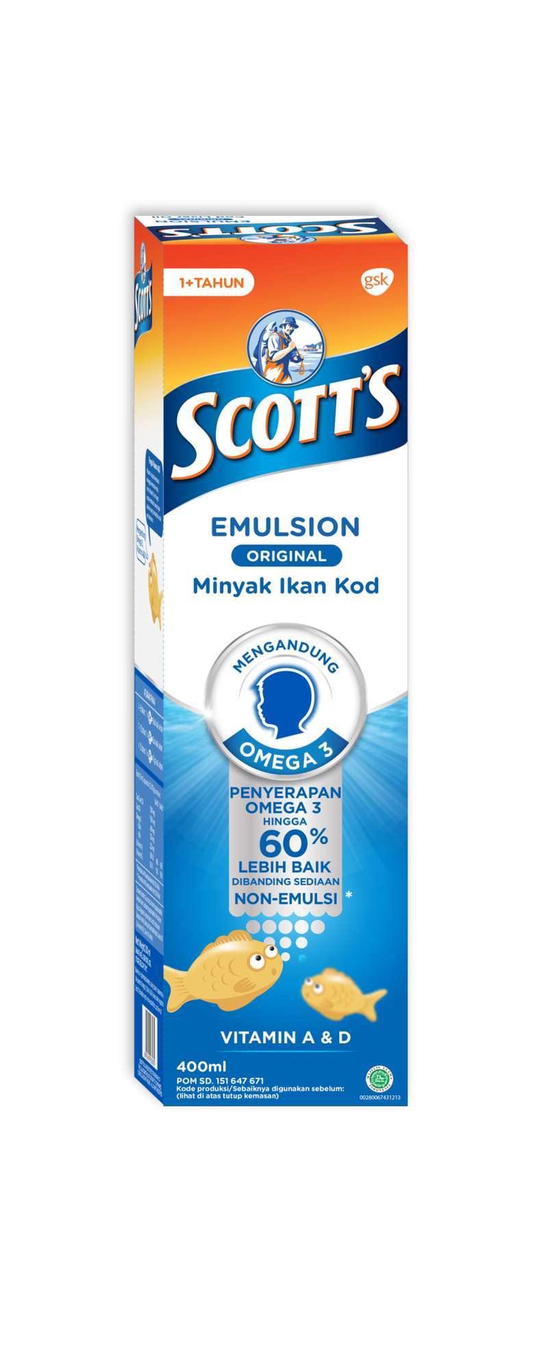 Promo Scott's Emulsion Original [400 Ml] Diskon 9% Di Seller Scott's ...