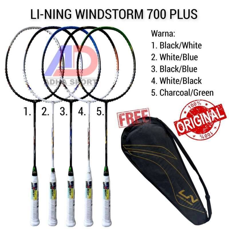 Promo Raket Badminton Li-ning WINDSTORM 700 PLUS Raket Bulutangkis ...