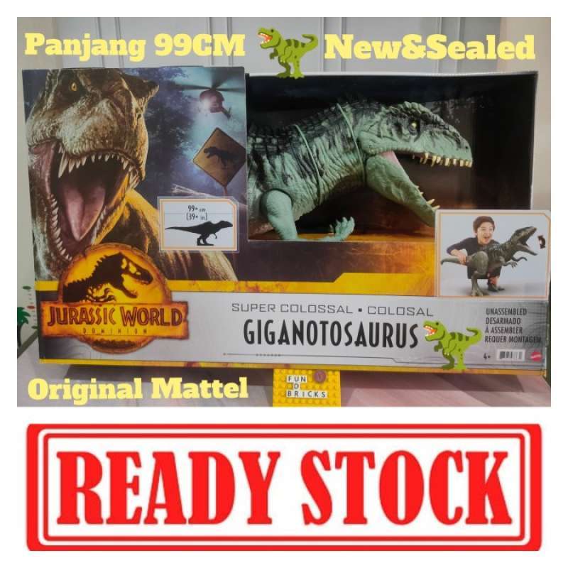 Promo Jurassic World Dominion Super Colossal Giganotosaurus Original ...