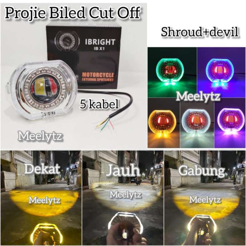 Promo New Projie Biled cahaya Laser Cut Off jauh dekat 30watt plus ...