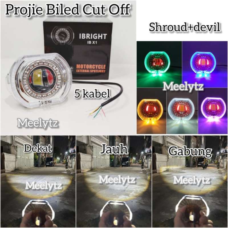 Promo New Projie Biled cahaya Laser Cut Off jauh dekat 30watt plus ...