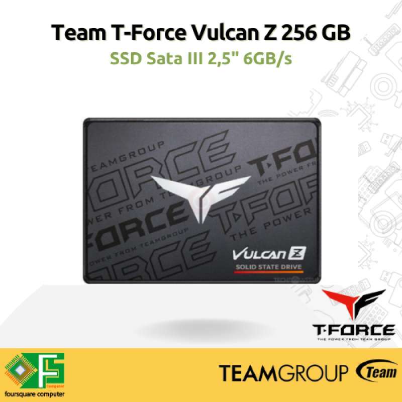 Jual Team T-Force Vulcan Z 256 GB | SSD 256GB Sata III 6GB/s 2,5 Resmi ...