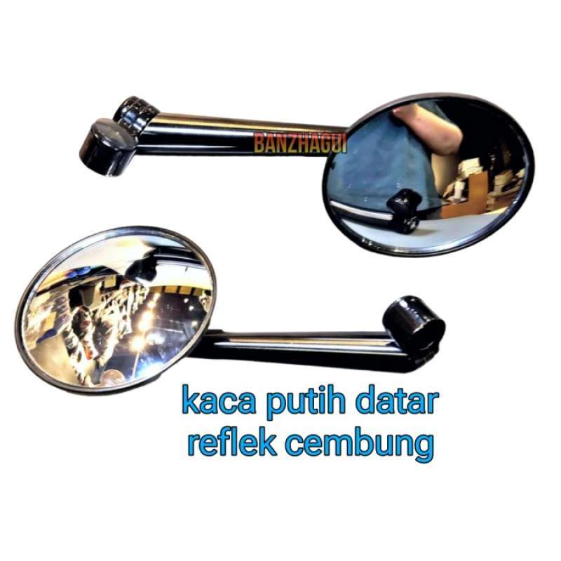 Promo Spion Bulat Jokowi W175 Caferacer Hitam Kaca Zoom Cembung ...