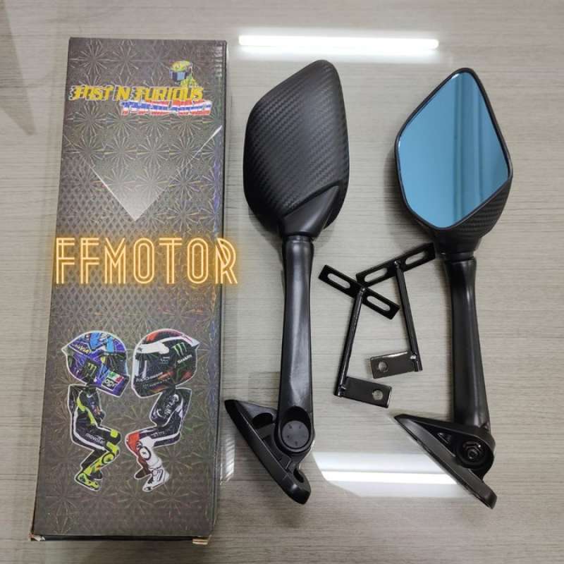 Promo Spion R25 Panjang Tangkai Panjang Nmax Kaca Biru Diskon 50% Di ...