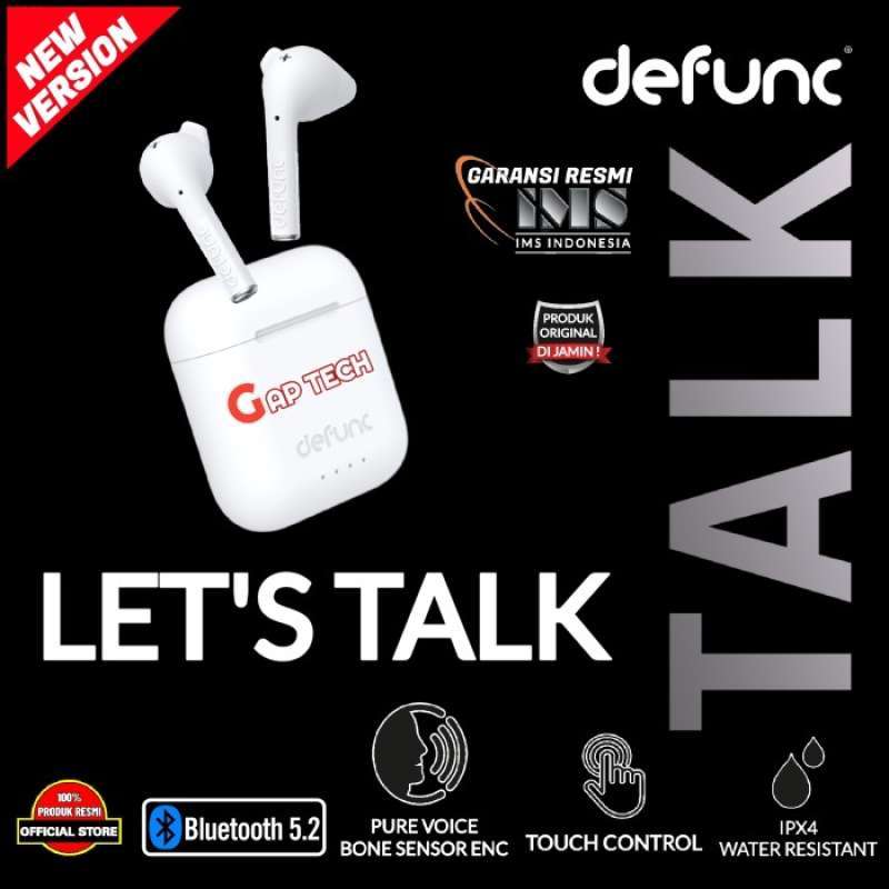 Promo New Defunc True Talk True Wireless Earbuds / Tws With Pure Voice ...