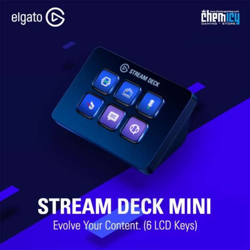 Promo Elgato Stream Deck Mini 6 LCD Keys Live Controller Diskon 9% di ...