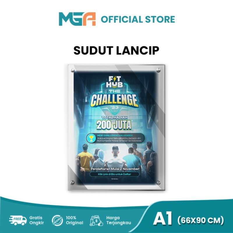 Promo New Frame Dinding Akrilik / Bingkai / Display Poster Akrilik A1 ...
