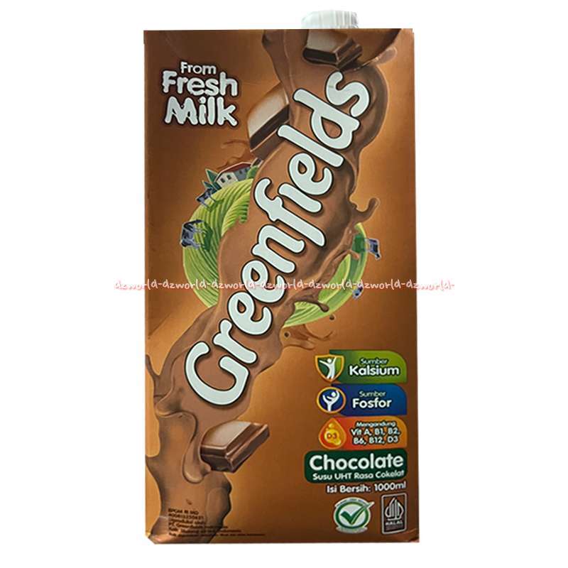 Jual Greenfields 1l Chocolate Uht Milk From Fresh Milk Choco Malt Milk Susu Coklat Siap Minum ...